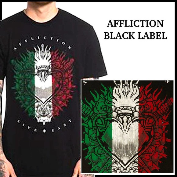 Affliction | Shirts | Affliction Black Label Mens Ancient Flame Ss Tee ...